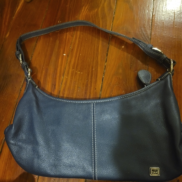 The Sak | Bags | The Sak Blue Leather Shoulder Bag | Poshmark